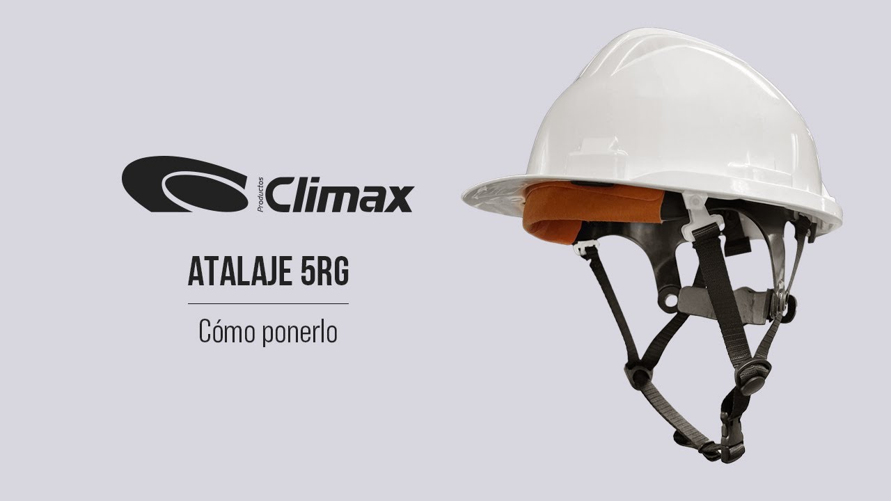CASCO 5RG 👉 Cómo colocar correctamente el ATALAJE | Productos Climax ...