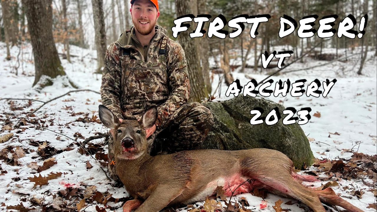 Late Vermont Archery Season (Tyler's First Deer!) - YouTube