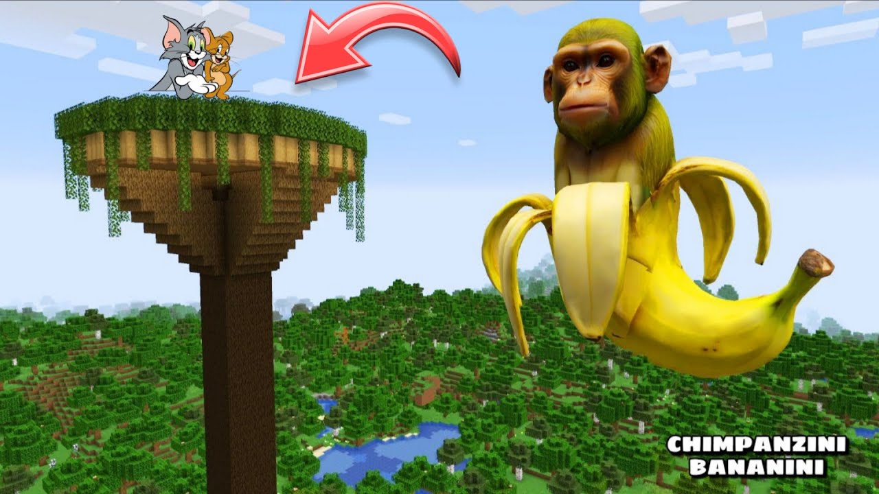 ESCAPING FROM DOGDAY AND BANANA MONKEY in Minecraft - Gameplay - Coffin ...