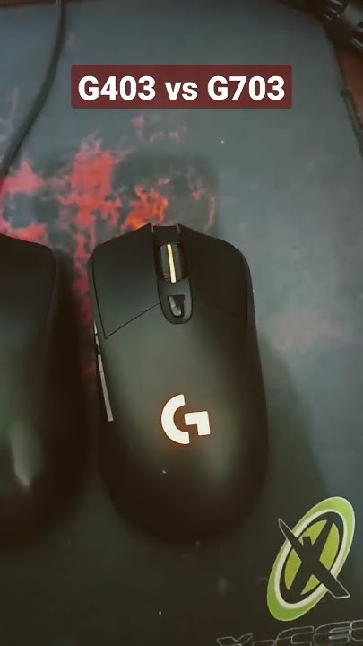 Mouse Gamer com e sem fio Logitech G403 vs G703 #mousegamer #g403 #g703 - YouTube