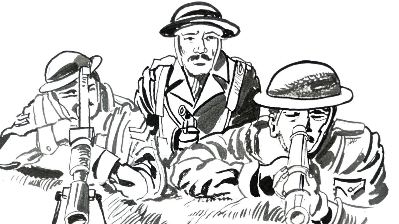 🎖️ How to Draw Soldiers | Military Drawing Tutorial (Step by Step) ️ ...