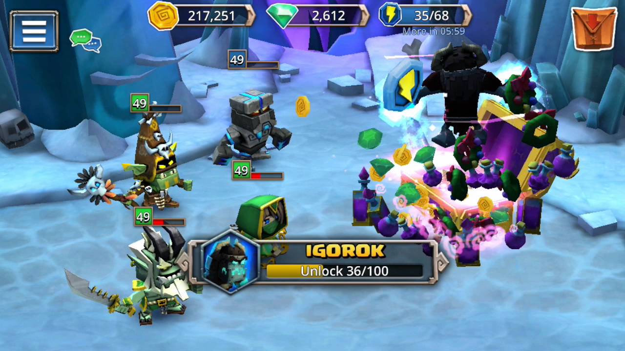 Dungeon Boss: Ancient Ice Event 3 Star Strategy on Hard! More Igorok ...