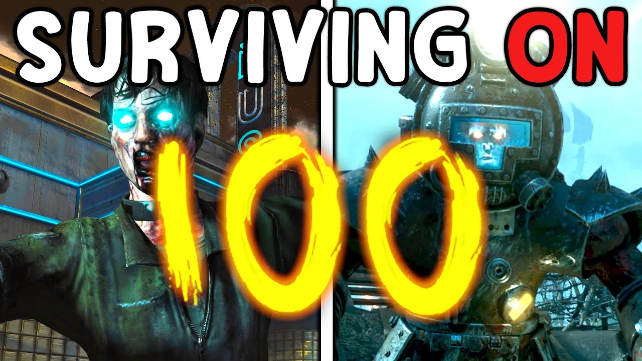 Can You SURVIVE On Round 100 In EVERY BO2 Zombies Map? - YouTube