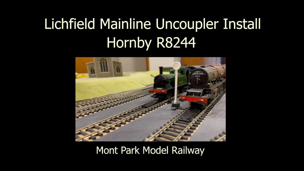 Lichfield Mainline Uncoupler Install Hornby R8244 - YouTube
