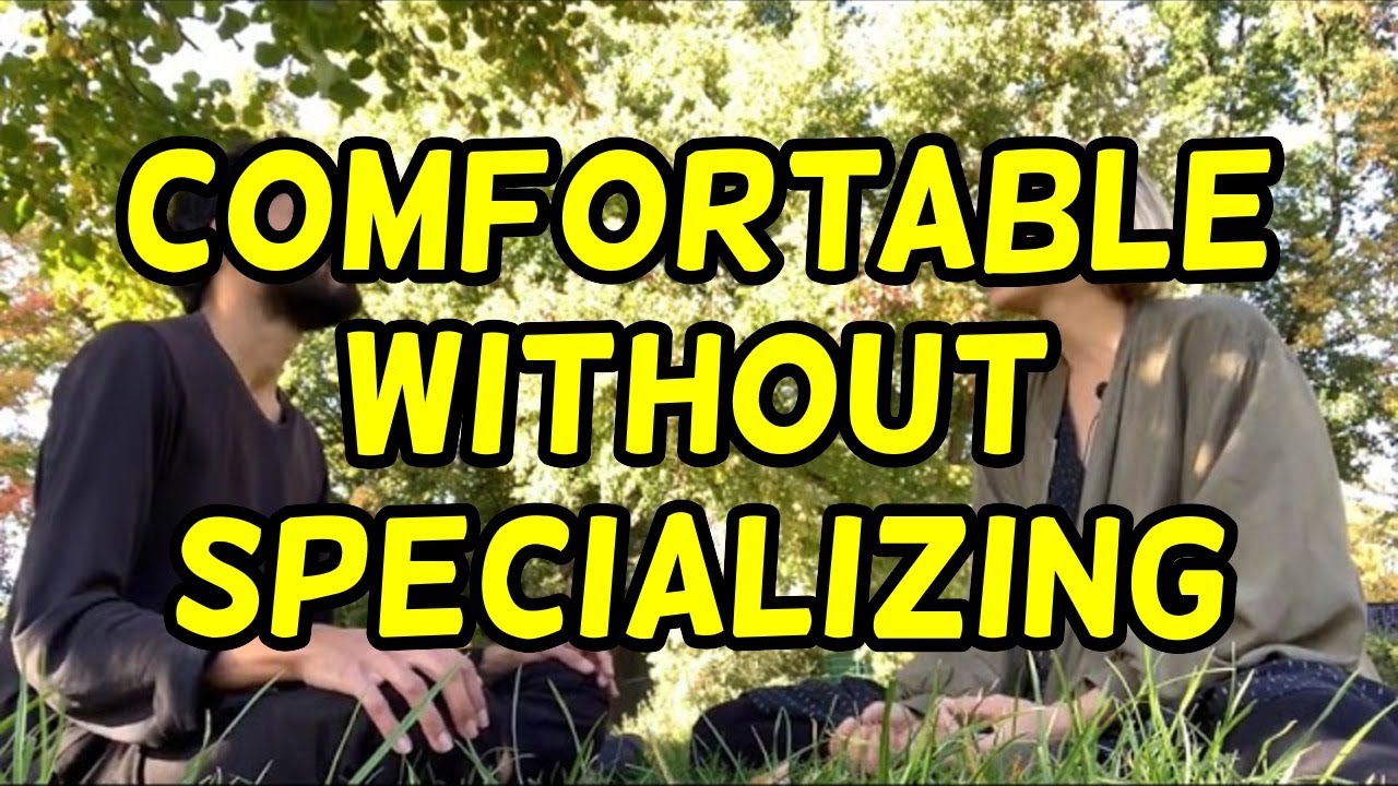 comfortable without specializing (with Carolin Goethel) - YouTube