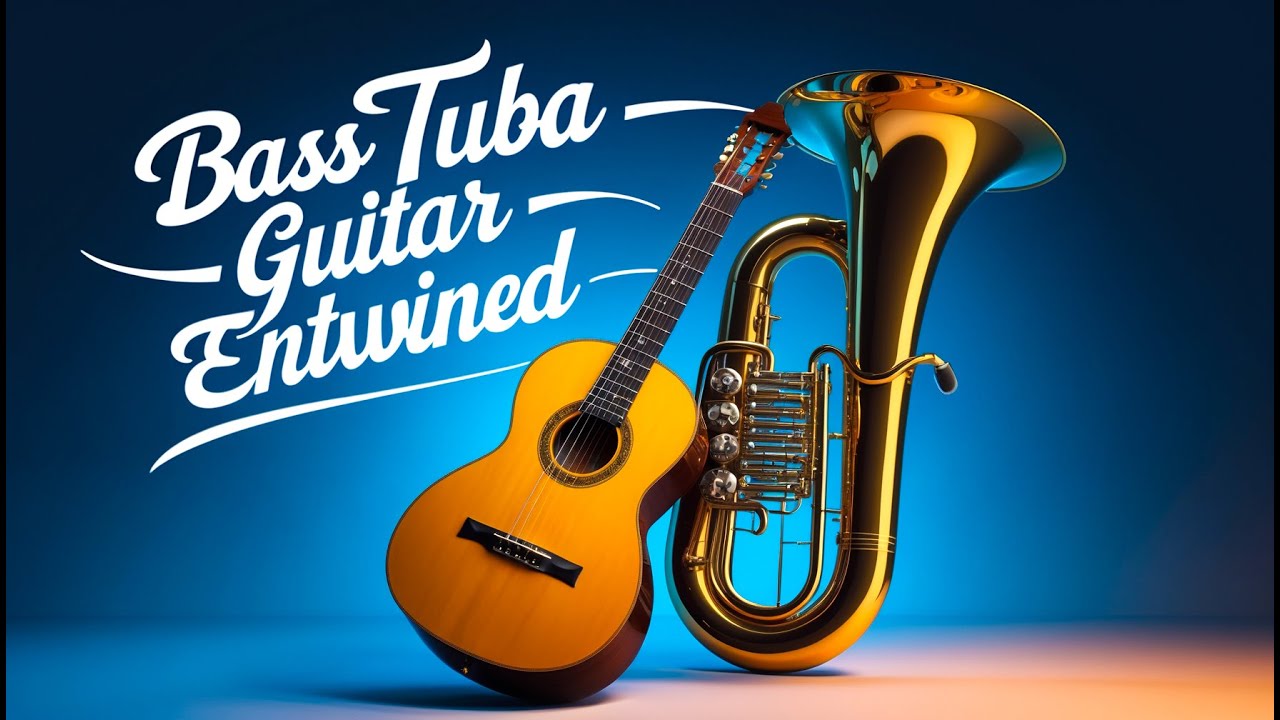 Bass Tuba & Guitar Fusion | Peaceful Instrumental Music for Study ...