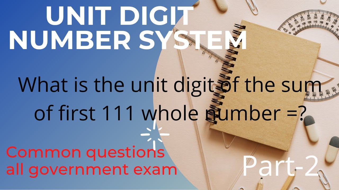 unit digit- 2 / number system - YouTube