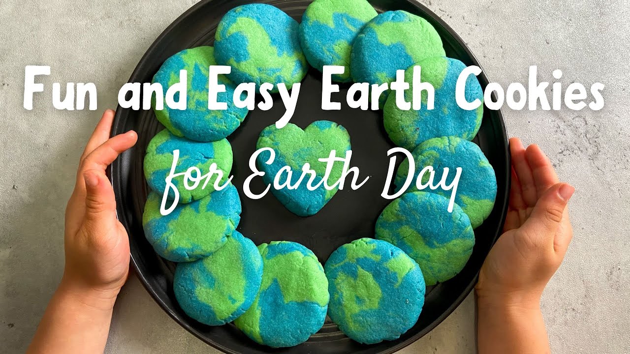 Fun and Easy Earth Cookies for Earth Day - YouTube