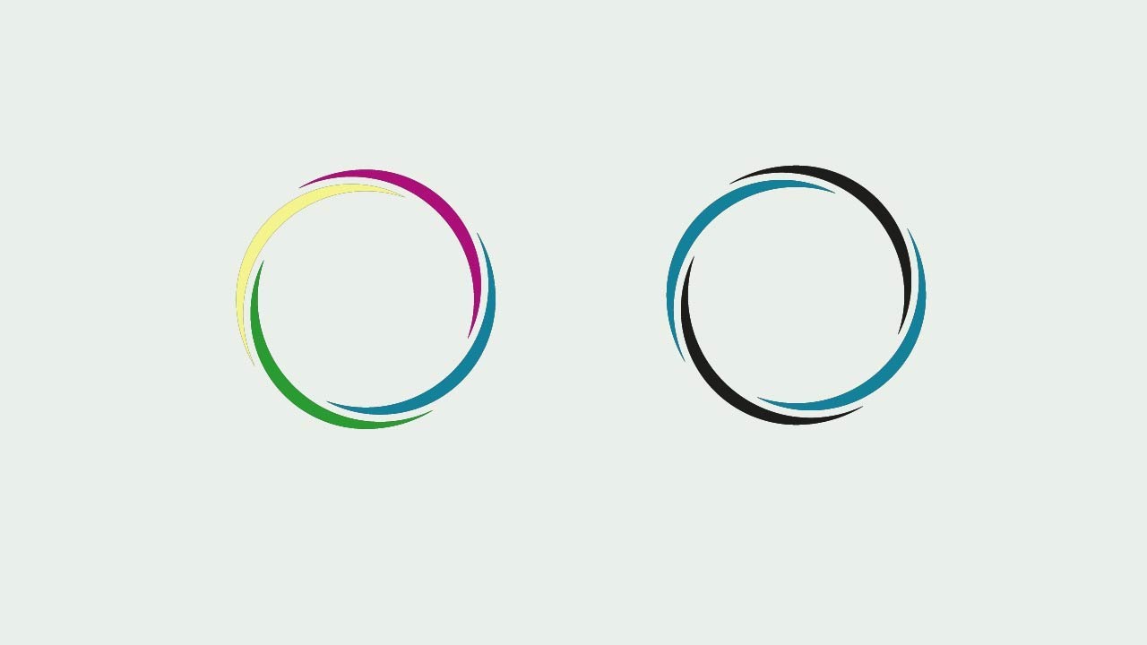 Circle logo in Adobe Illustrator - YouTube