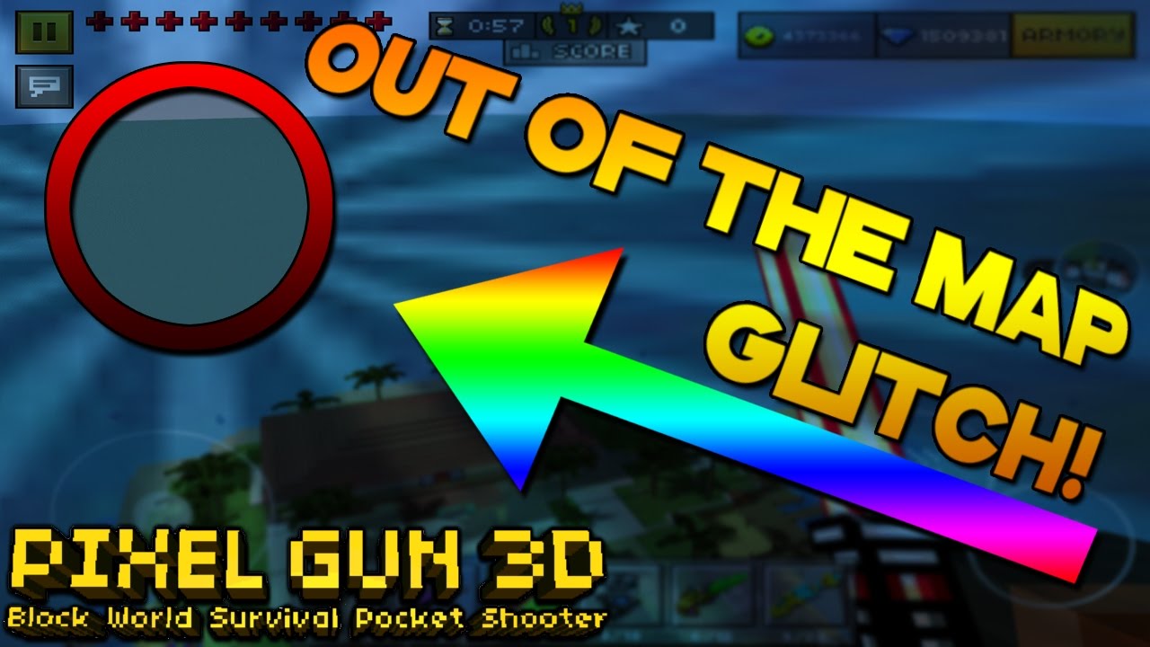 Pixel Gun 3D - PARADISE RESORT OUT OF THE MAP GLITCH! (11.2.0) - YouTube