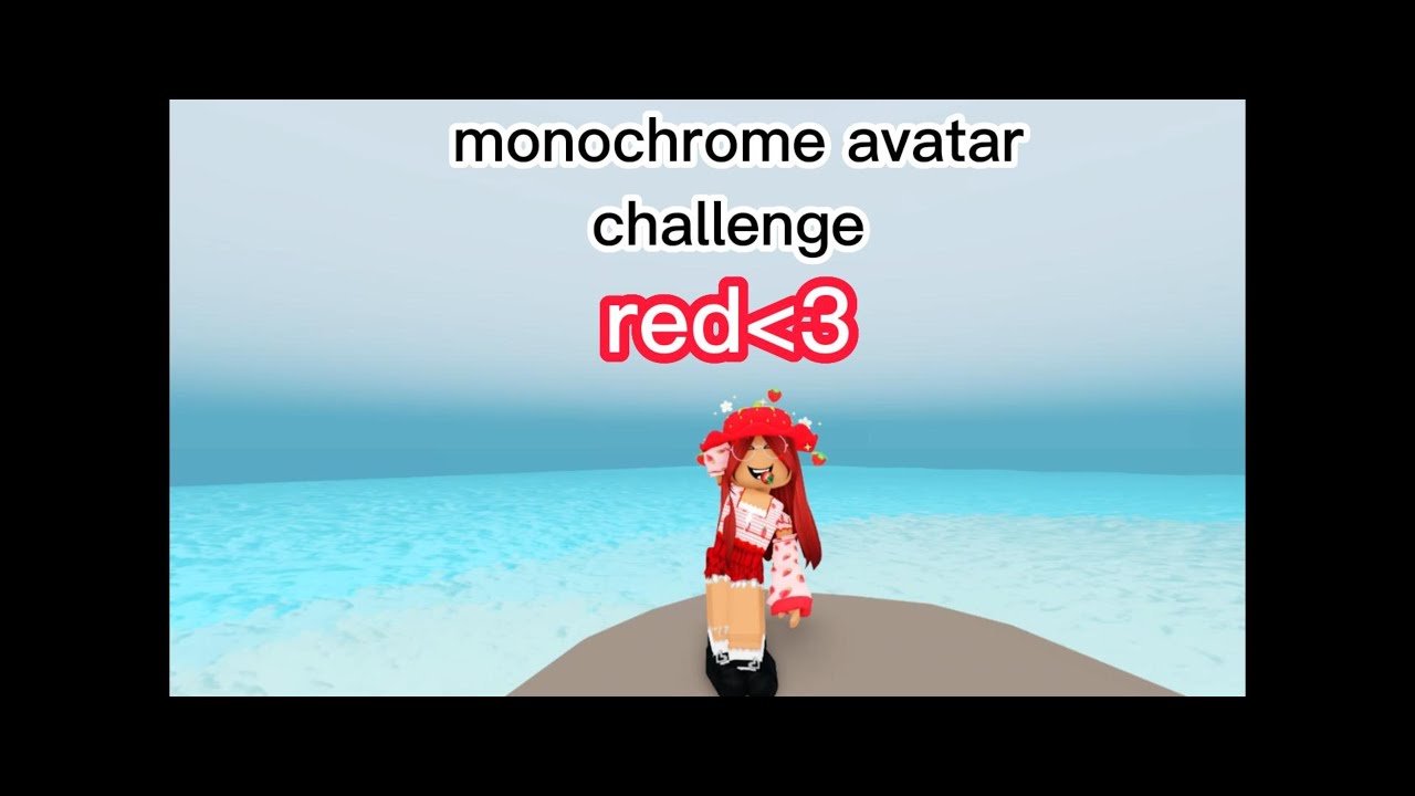 Monochrome Roblox avatar challenge! - YouTube