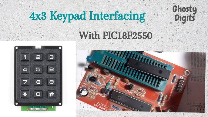 Lab 18 Matrix Keypad Interfacing Embedded Lab Interfacing 4x3 Keypad Lab 18 Matrix Keypad Interfacing Embedded Lab Interfacing 4x3 Keypad
