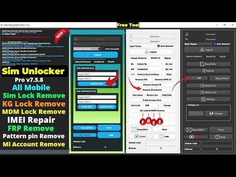Sim Unlocker Pro Crack Tool | Life Time Crack | Imei Repair Tool ...