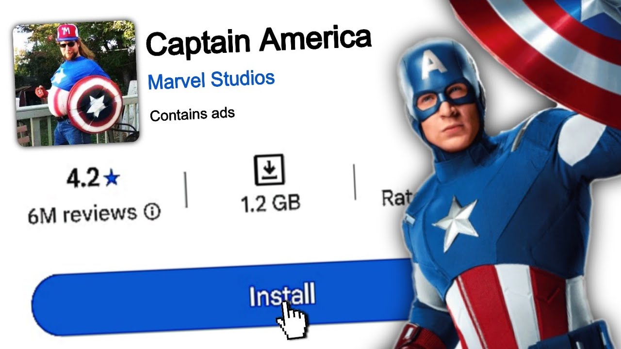 I Found Most weird Captain America Games on Playstore - YouTube