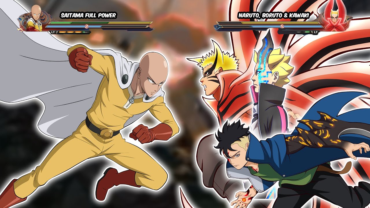 SAITAMA VS NARUTO BARYON, BORUTO & KAWAKI | Xenoverse 2 MOD - YouTube
