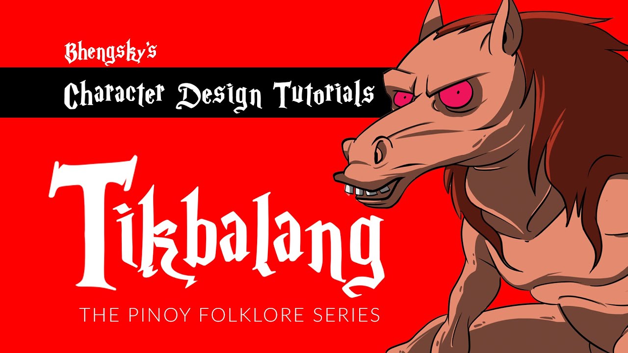 TIKBALANG DESIGN TUTORIAL/how to draw - YouTube