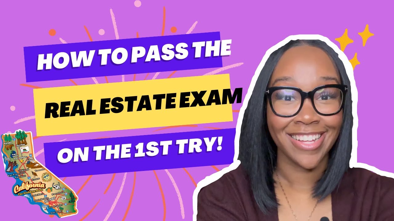 How To Pass the Real Estate Exam on the First Try! - YouTube