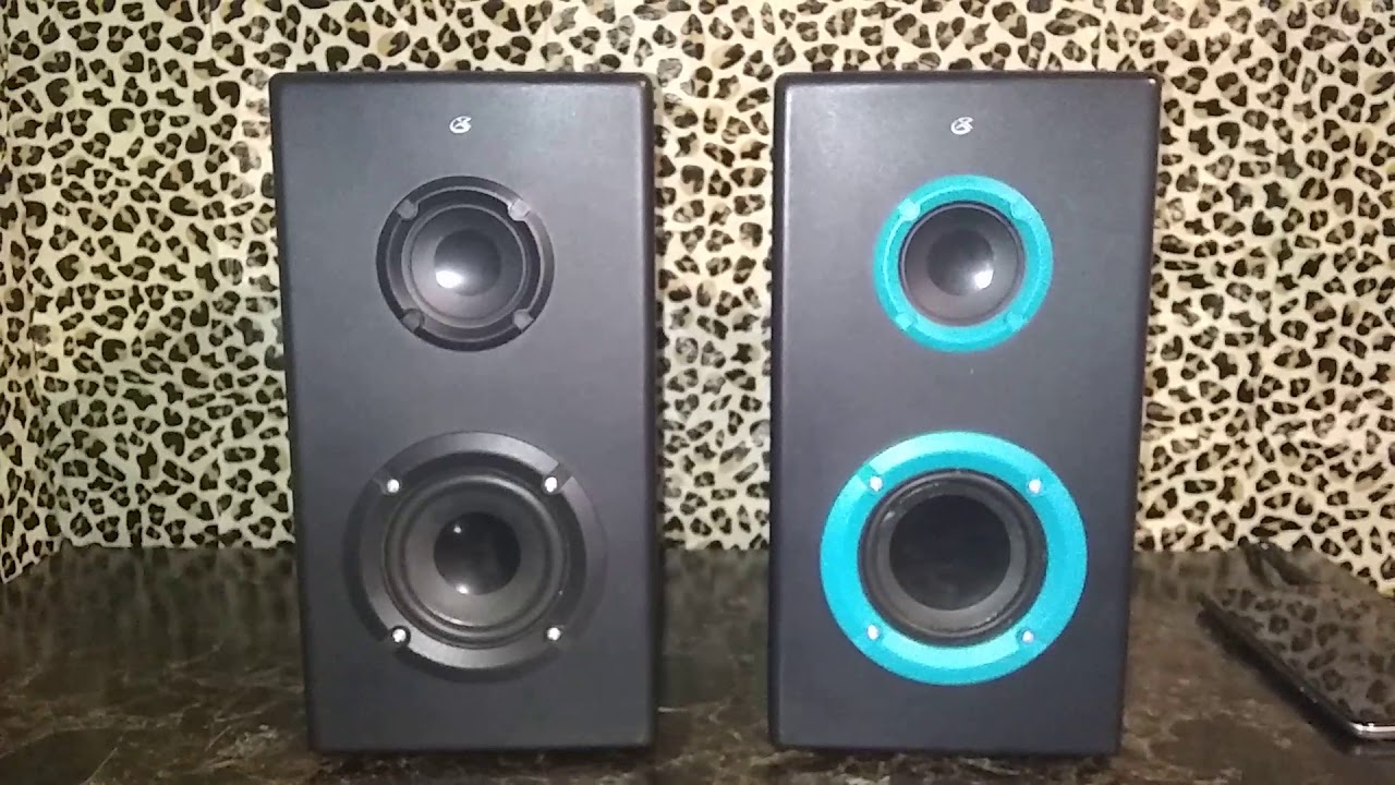 GPX Portable Speaker Stereo Sound Review 2 -- Song: Doin' It by ...