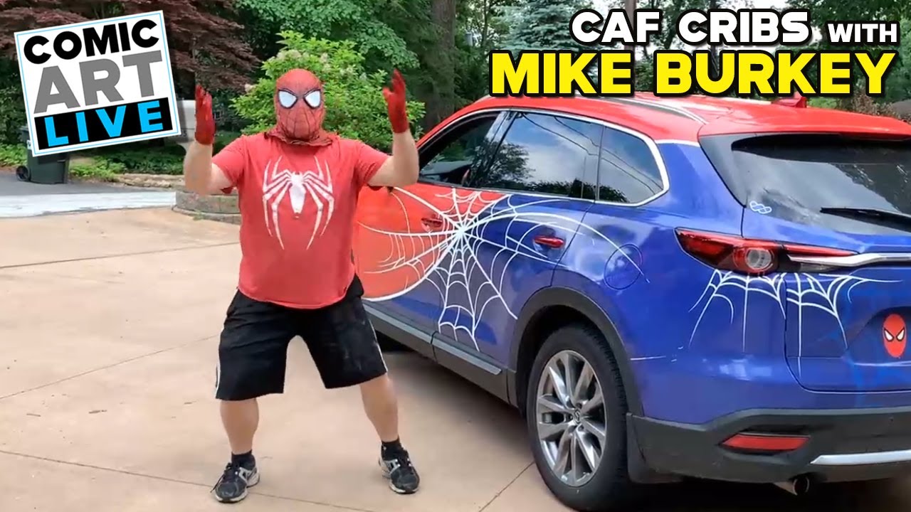 CAF Cribs with Comic Art Collector and Dealer Mike Burkey - YouTube