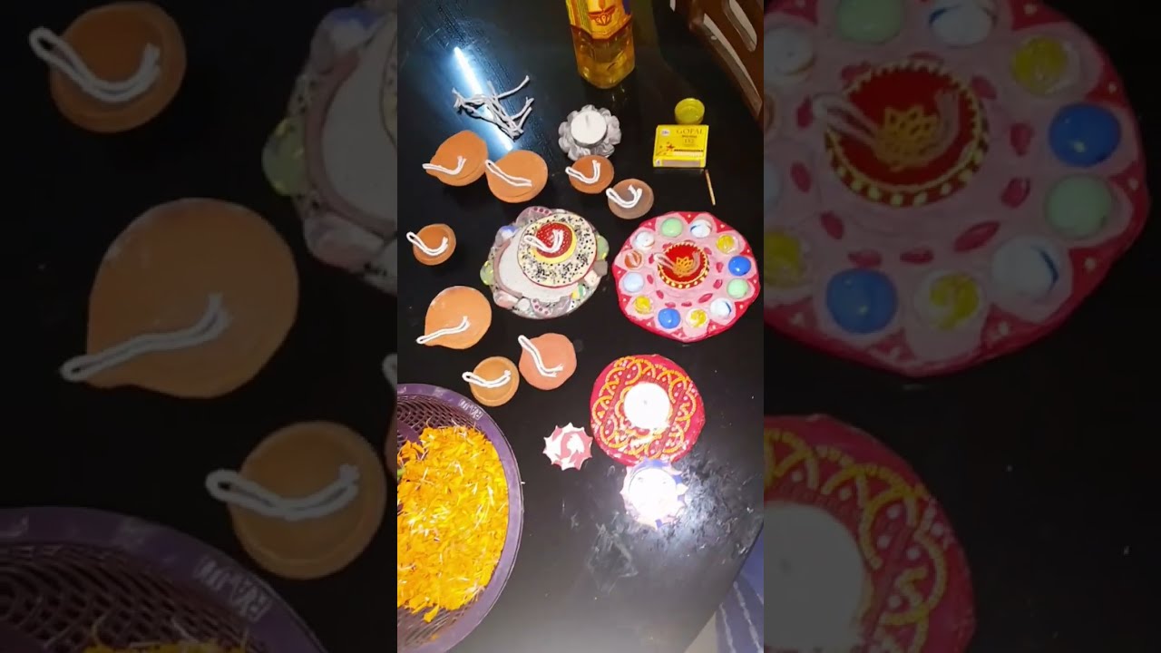 Handmade Dia using Clay.. - YouTube