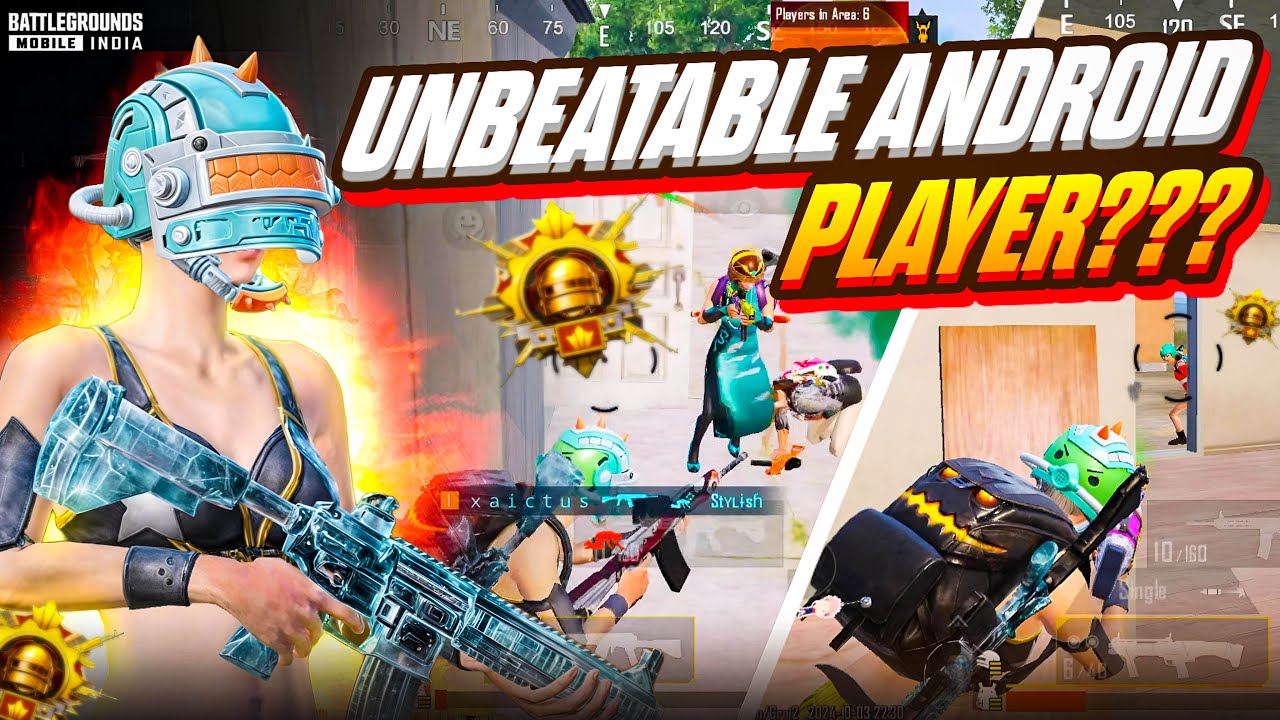 Unbeatable Android Player? [Solo vs Squad Aggressive Clutches] - YouTube