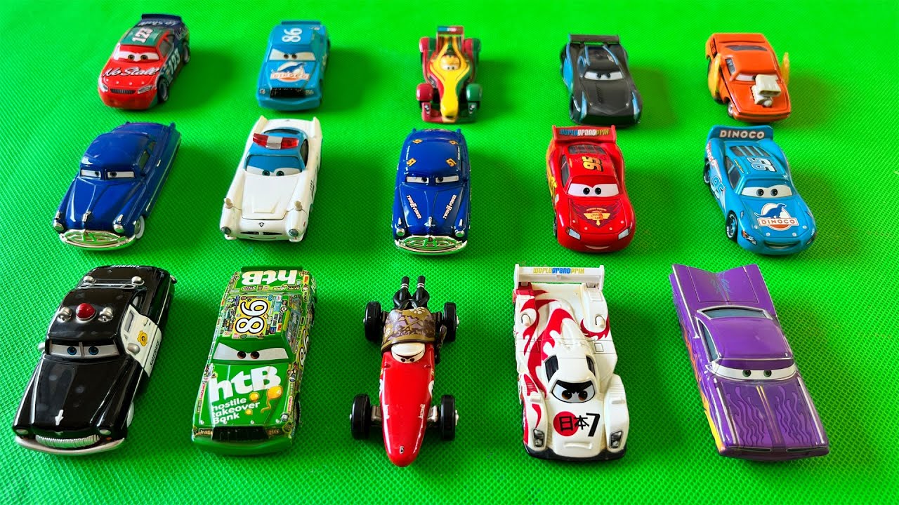 Disney Pixal Cars - Cleaning Lightning McQueen, Tow Mater, Sally ...