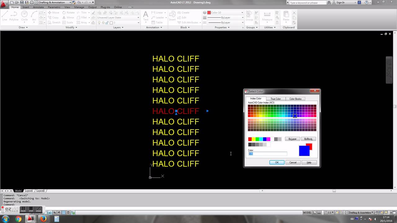 Autocad Change Drawing Color YouTube Autocad Change Drawing Color YouTube