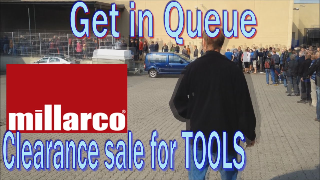 Clearance sale at tool importer Millarco - 195 - YouTube