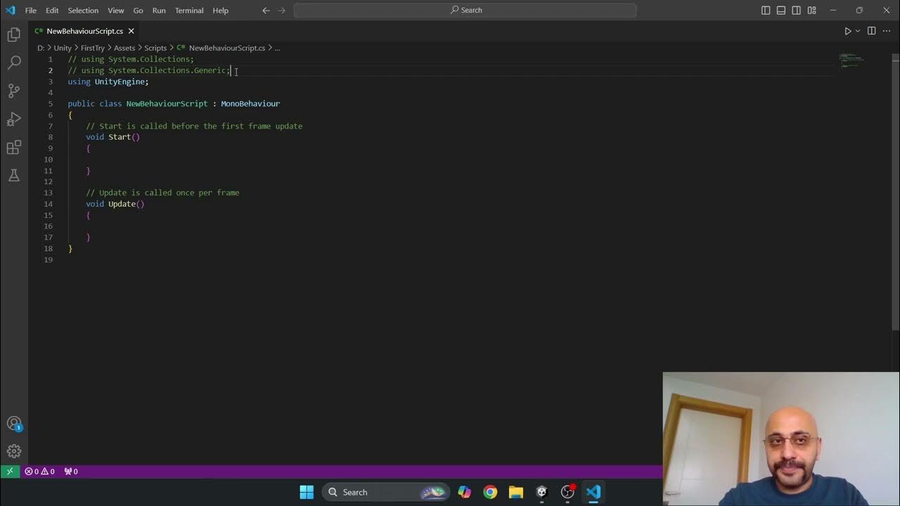 Unity Tutorial 4--Basics of Coding for Unity - YouTube