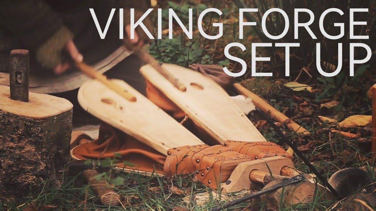 Build a VIKING Forge | Viking Blacksmith part 2 - Viking Crafts (Ep. 9 ...