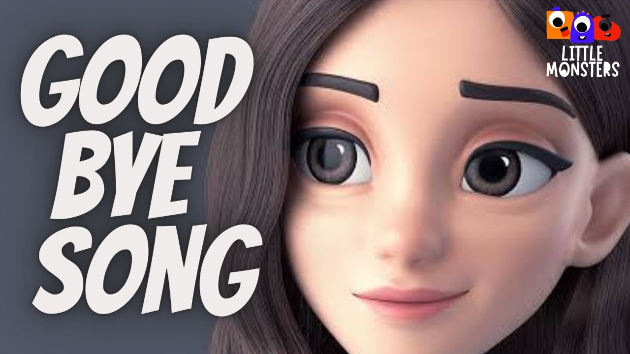 GoodBye Kids Action Song|Little Monsters|Nursery Rhymes and Kids Songs ...