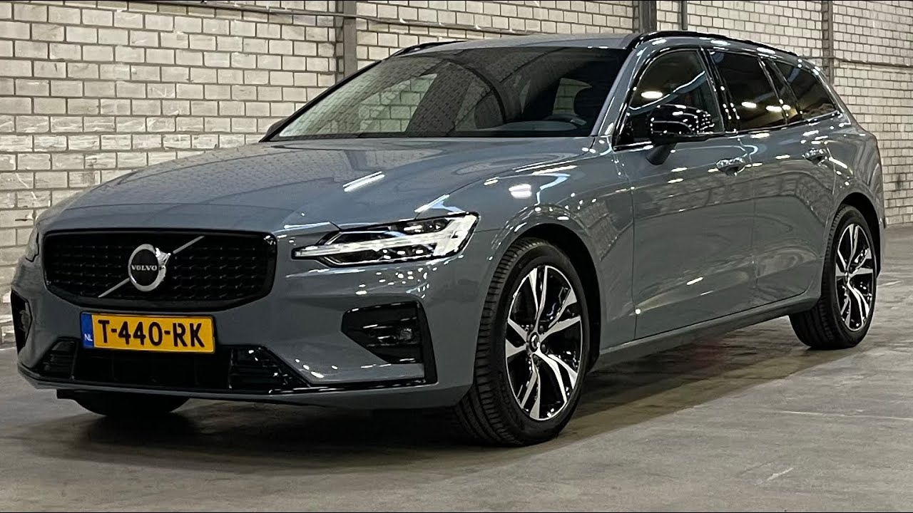 Volvo V60 B4 Plus Dark 197PK | Thunder Grey Metallic - YouTube