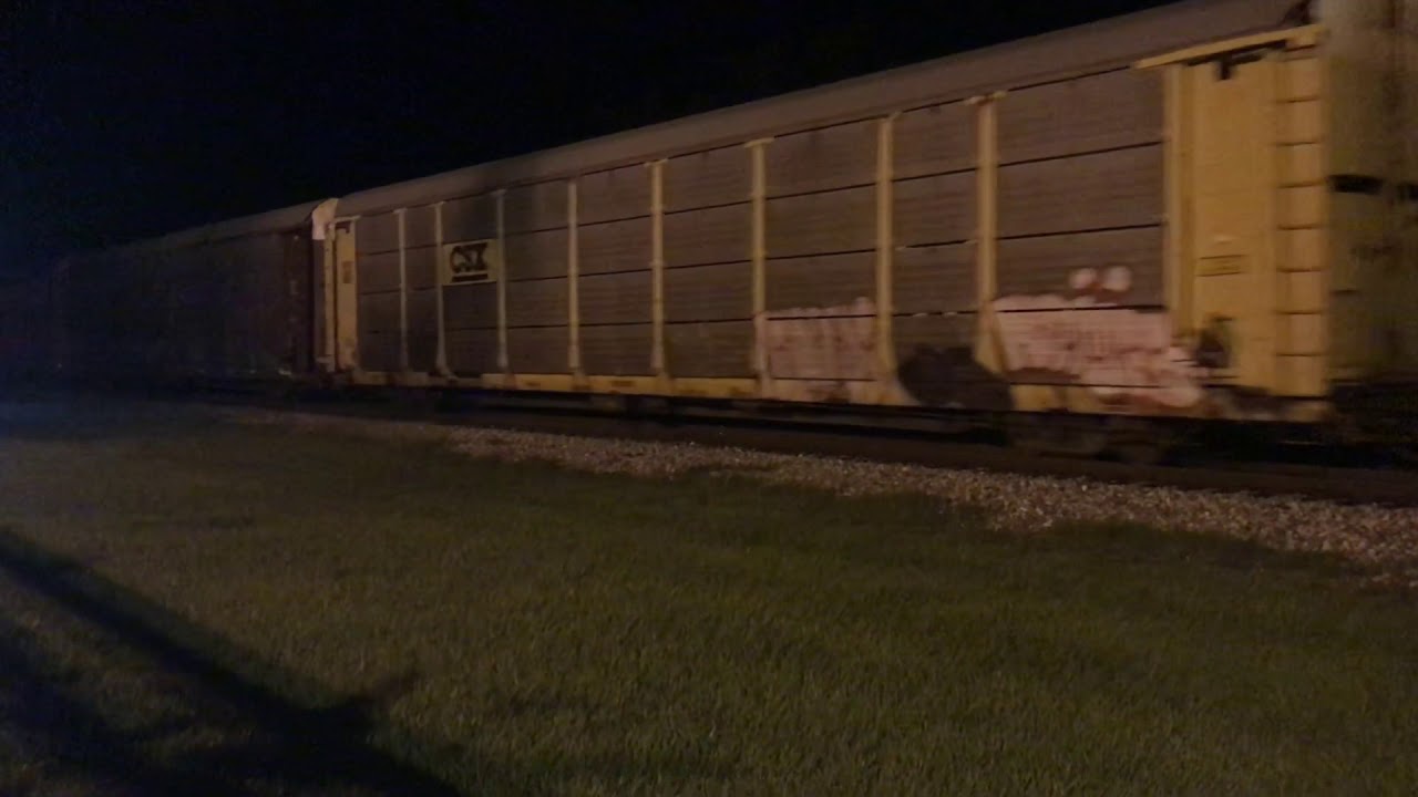 CSX TRAIN Q238#9@11:30pm - YouTube