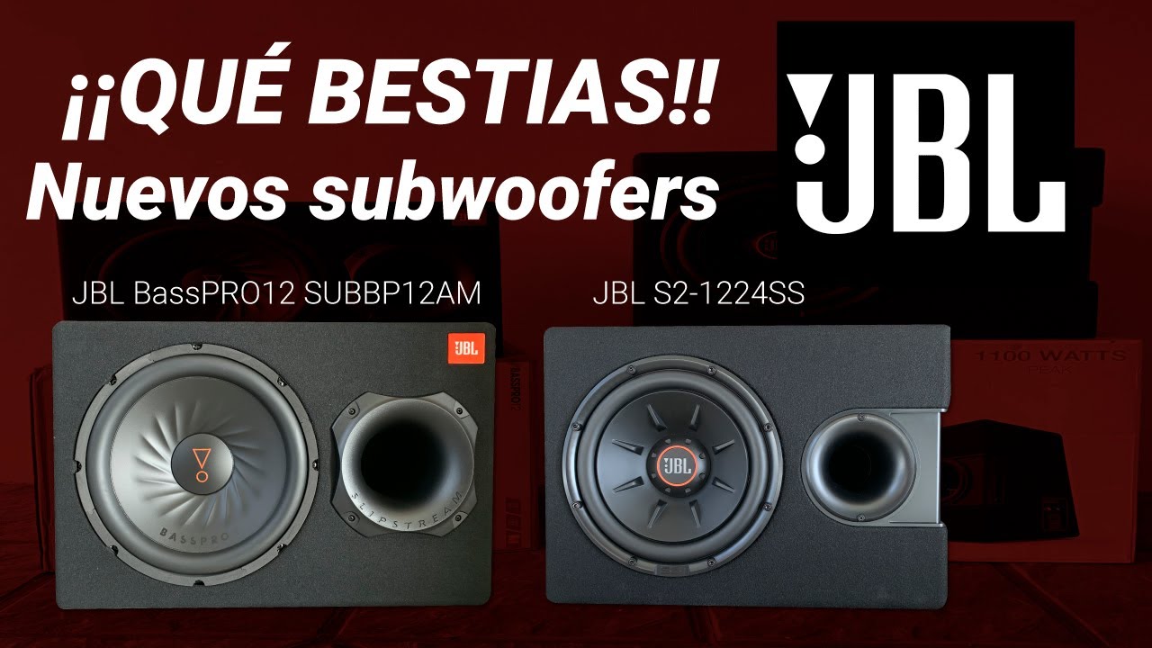 Nuevos subwoofers JBL S2 1224SS y BASSPRO12 | Unboxing y Review ...