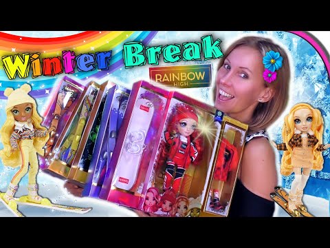 Rainbow High WINTER BREAK 🌈 Winter Urlaub in Rainbow High 💖 Unboxing deutsch