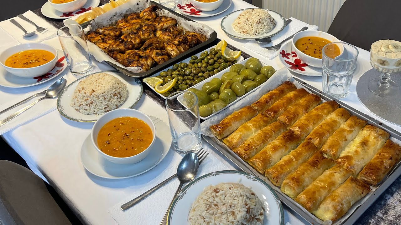 Menu iftari me receta tradicionale😋! Recetat më të dashura nga te ...