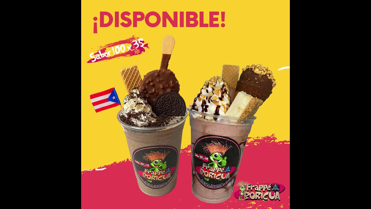 FRAPPE BORICUA (EL MEJOR FRAPPE DE PUERTO RICO) - YouTube