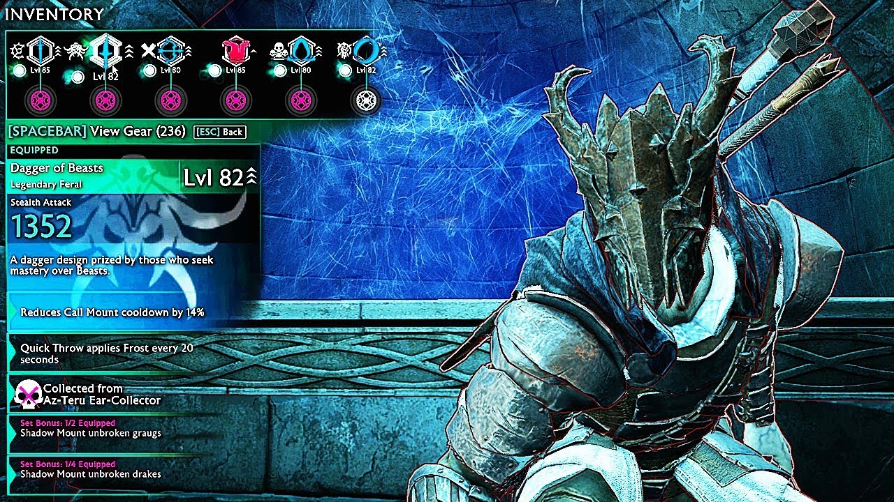 SHADOW OF WAR - NEW UNIQUE BETRAY ALCHEMIST OVERLORD DIFFICULTY NEMESIS ...