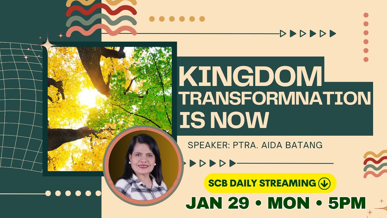 KINGDOM TRANSFORMNATION IS NOW | SCB DAILY STREAMING - JAN 29, 2024 - YouTube