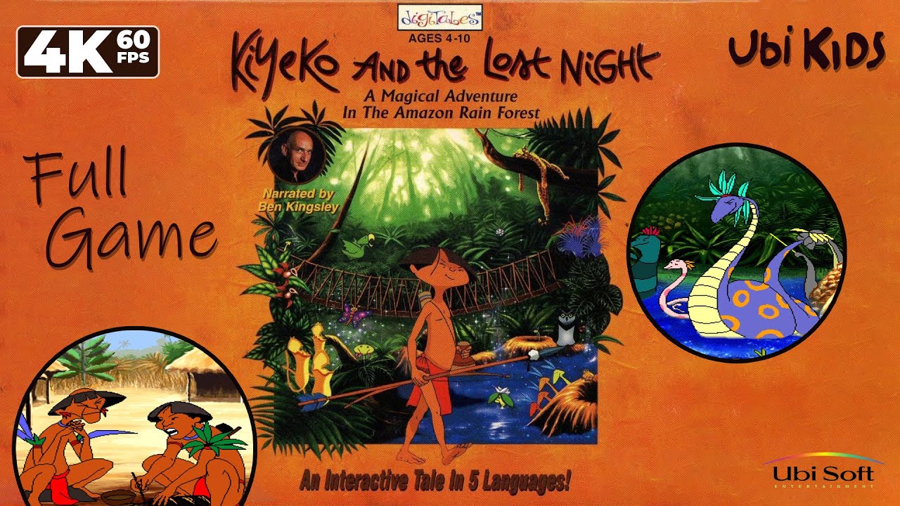 Kiyeko and the Lost Night (1994 PC by Ubi Kids) - Full Game 4K60 Walkthrough - No Commentary ...