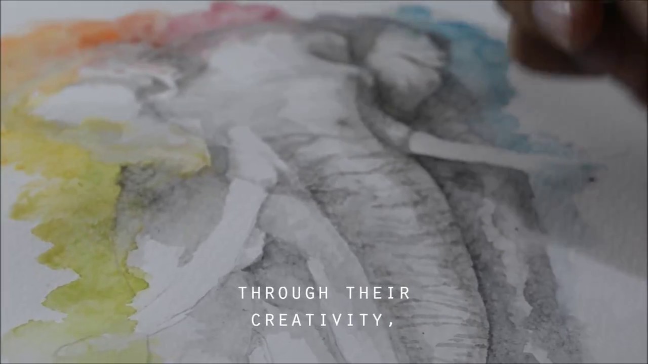 Watercolor Painting: Elephant - YouTube
