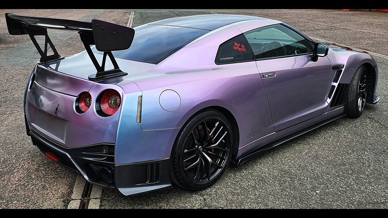 Nissan GTR R35 900HP full vinyl wrap - YouTube