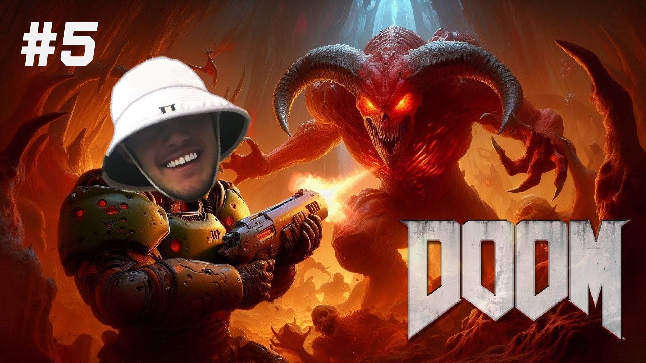 FIRST BOSS FIGHT | DOOM 2016 - Part 5 - YouTube