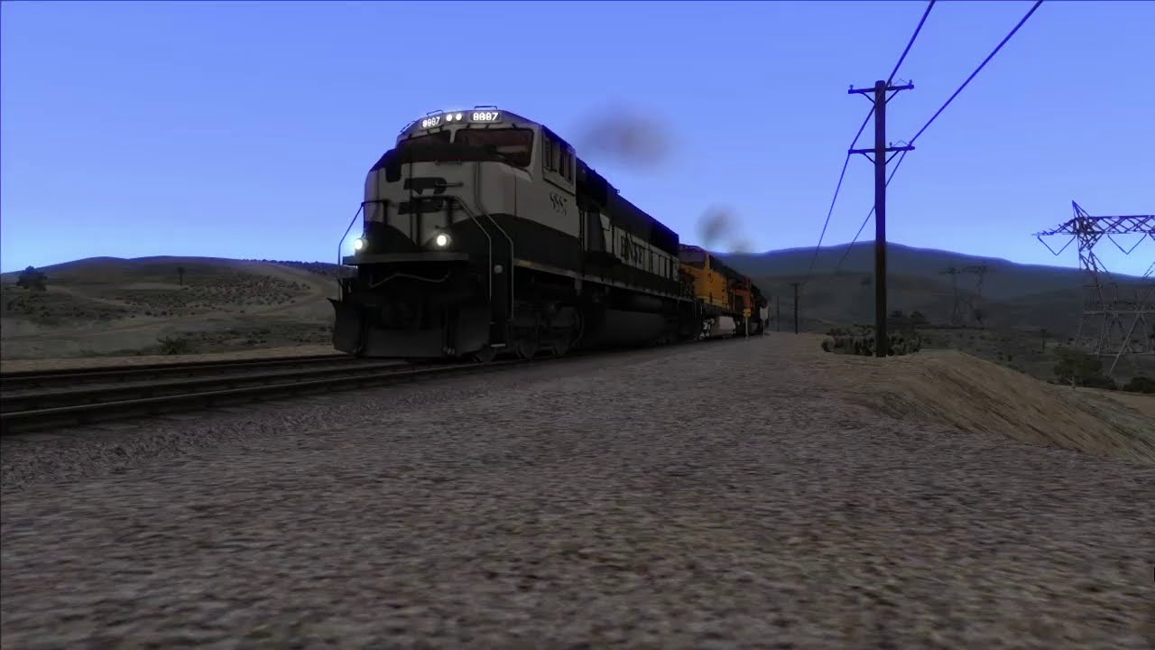 BNSF Executive Scheme Crude Oil Train Simulator 2021 - YouTube