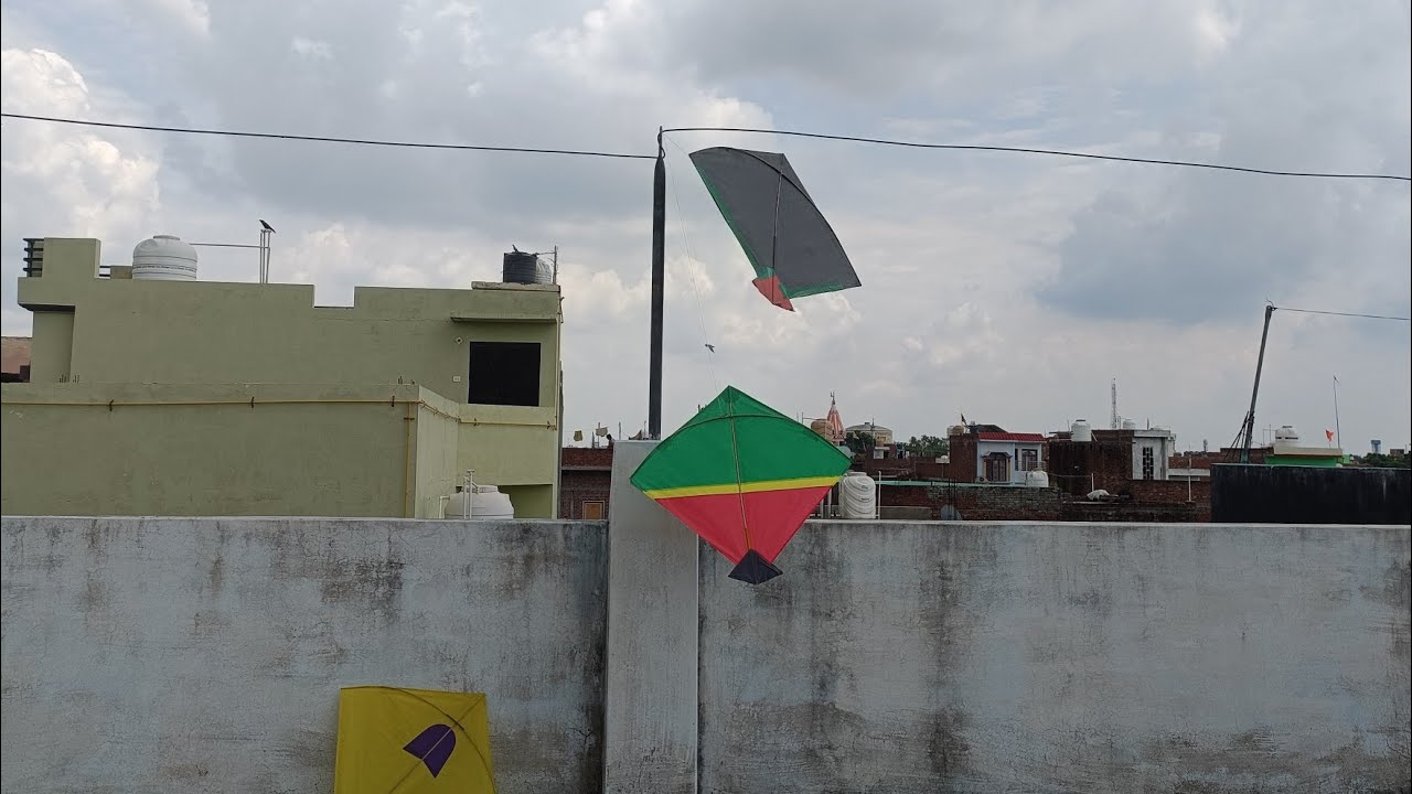 New trick to Catch Kites on roof | kite catching - YouTube