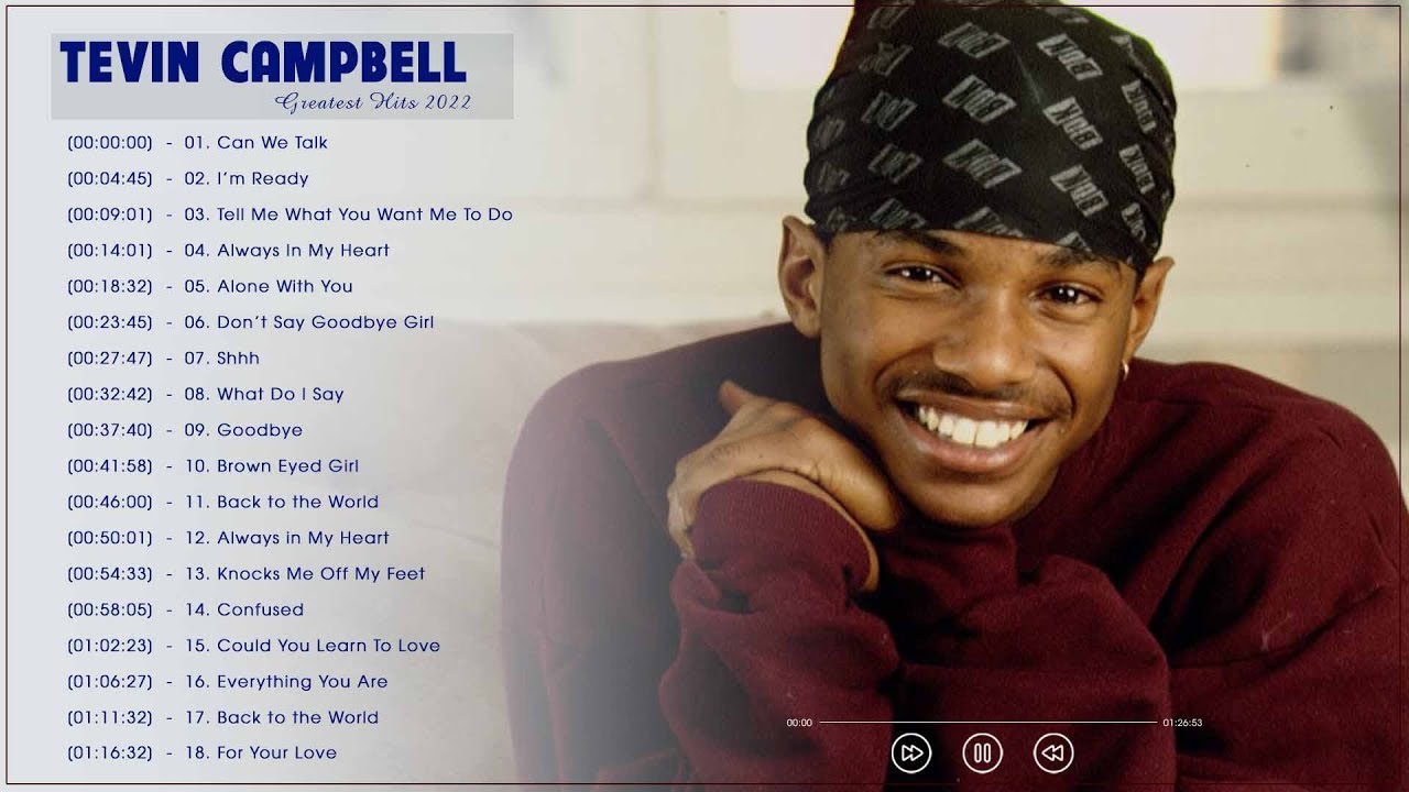 Tevin Campbell Greatest Hits The Best Of Tevin Campbell Tevin Campbell ...