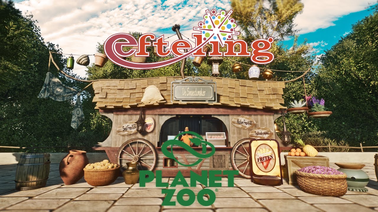 Efteling style foodtruck in Planet Zoo - YouTube