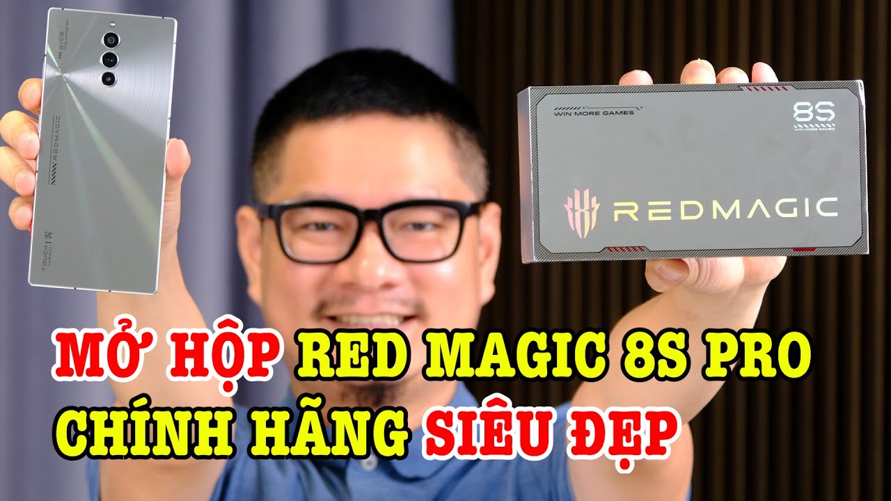 Mở hộp đánh giá Red Magic 8S Pro CHÍNH HÃNG SIÊU ĐẸP, siêu mượt, siêu ...