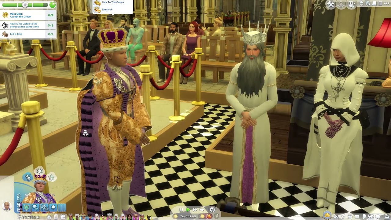 The Sims 4: Royal Family - The Coronation of A New Monarch - YouTube