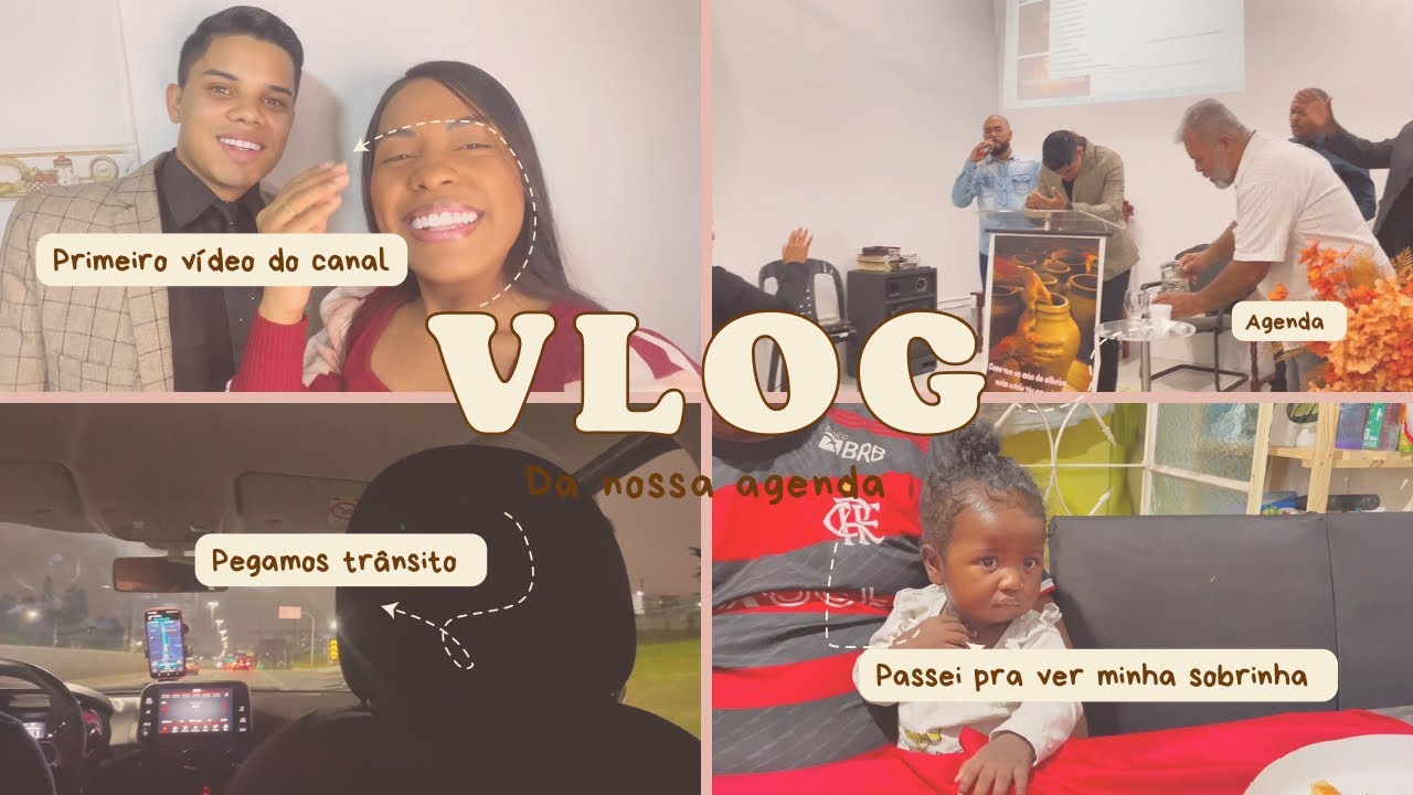 PRIMEIRO VÍDEO DO CANAL/ VLOG DA AGENDA/ PEGAMOS TRÂNSITO/ PASSEI PARA ...